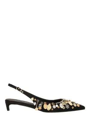 Dolce & Gabbana Slingback Pumps - Black