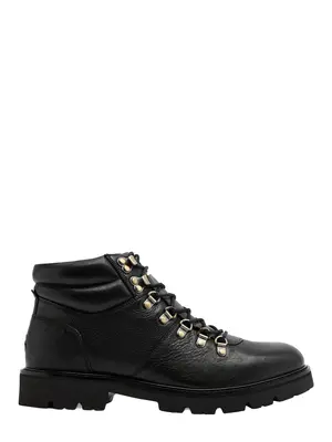 OLIVER SWEENEY Helford Leather Hiking Boots - Black
