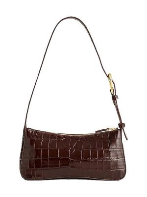 MADEWELL Madewell Organic Buckle Croco Shoulder Bag