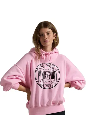 Ralph Lauren Pink Pony Fleece Hoodie - Course Pink