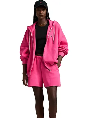 Ralph Lauren Fleece Drawstring Shorts - Desert Pink