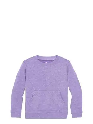 PRIMARY Cozy Fleece Crewneck Sweatshirt - Heather Iris