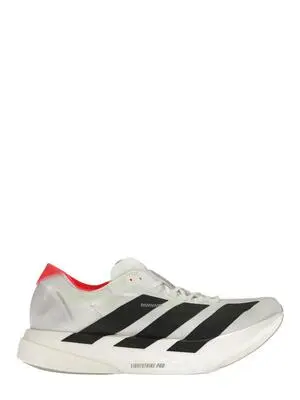 Adidas Adizero Adios Pro 4 Running Shoe - Cloud White/core Black/silver Metallic