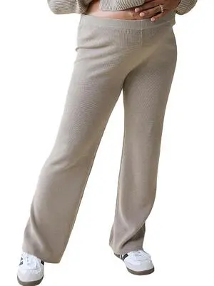 Ingrid & Isabel® Maternity Knit Pants - Taupe