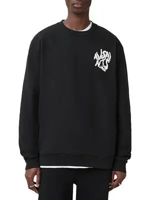 ALLSAINTS Orlando Crewneck Sweatshirt - Jet Black