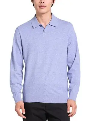 Theory Theory Goris Collared Sweater Slate Heather