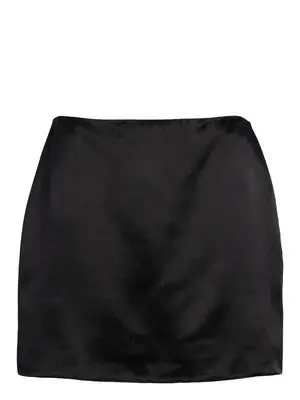KALLMEYER Shiloh Satin Miniskirt Black