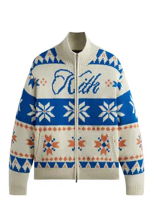 Kith Wyona Full Zip Sweater - Cream