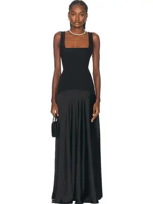 L'academie By Marianna Sidney Gown - Black