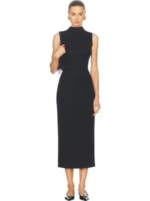 L'academie Belmore Midi Dress - Black