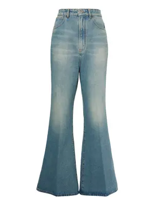 Victoria Beckham High-rise Flared Jeans - Blue