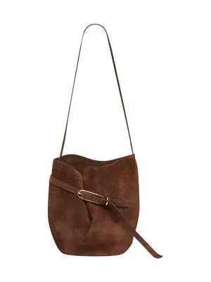 LIFFNER Little Belted Bucket Bag - Brown