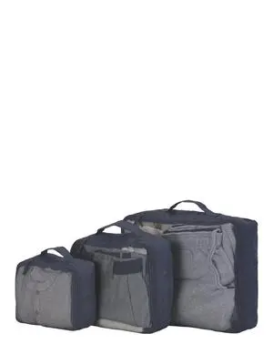 BUGATTI Bugatti Packing Cubes 3-Piece Set Navy