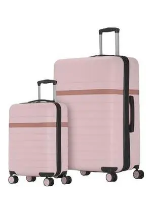 BUGATTI Bugatti Lisbon 2-Piece Hardside Luggage Set Pink