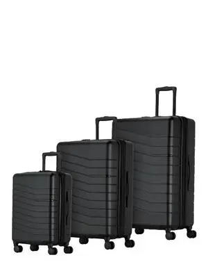 BUGATTI Bugatti Munich 3-Piece Hardside Luggage Set Black