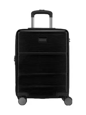 BUGATTI Brussels Hardside Carry-on Luggage With Expansion - Black