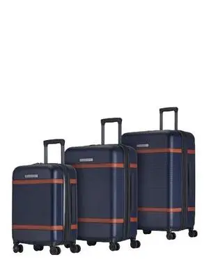 BUGATTI Wellington 3-piece Hardside Luggage Set With Tsa Lock - Navy