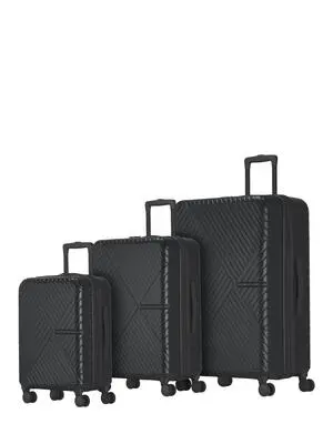 BUGATTI Berlin 3-piece Hardside Luggage Set - Charcoal