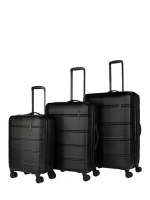 SWISS MOBILITY Swiss Mobility LAX 3-Piece Hardside Luggage Set Black