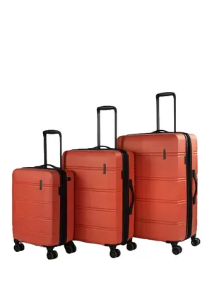 SWISS MOBILITY Swiss Mobility LAX 3-Piece Hardside Luggage Set Coral