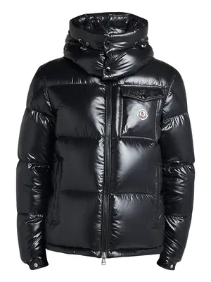 Moncler Montbeliard Short Down Jacket - Black
