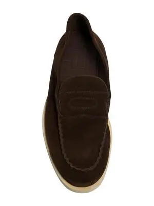 John Lobb Pace Leather Penny Loafers - Dkbrwn
