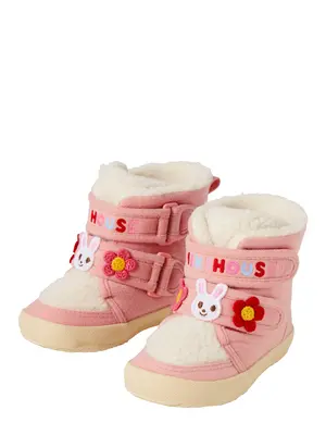 MIKI HOUSE Pucci Usako Boots - Pink