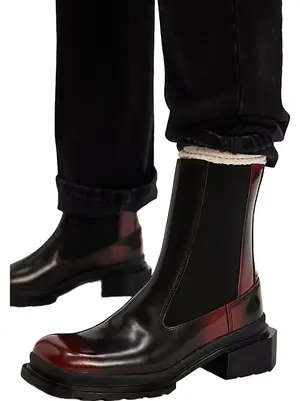 Dr. Martens Maybole Chelsea Boots - Black/cherry