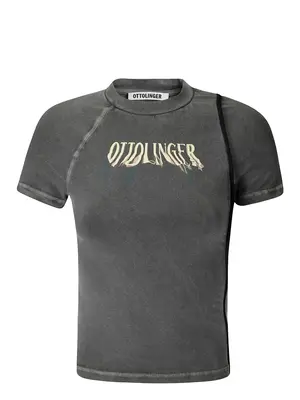 Ottolinger Logo-print T-shirt - Grey