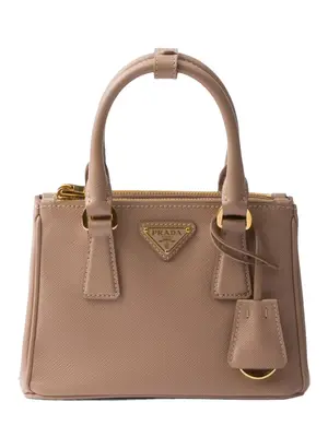 Prada Galleria Micro Bag Neutrals