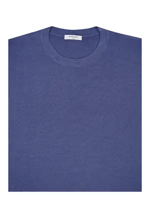 Boglioli Wool Piqué Sweater - Blue