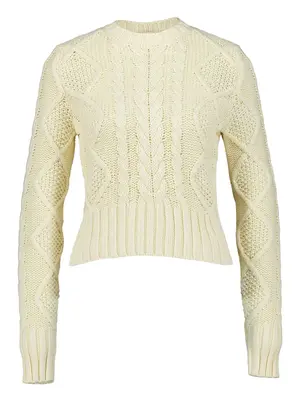 Zimmermann Natura Cable Knit Sweater - Neutrals