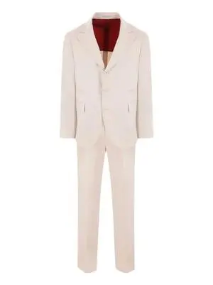 Brunello Cucinelli Single-breasted Suit - Neutrals
