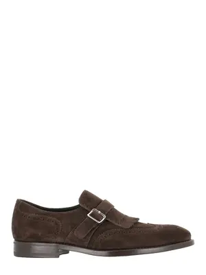 HENDERSON BARACCO Suede Monk Shoes - Brown