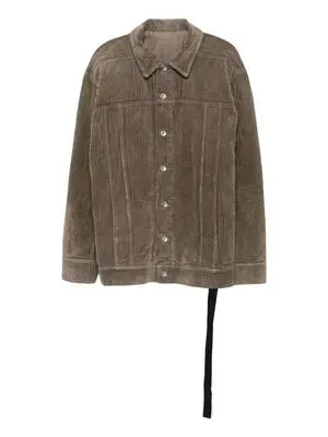 Rick Owens Jumbo Worker Jacket - Brown
