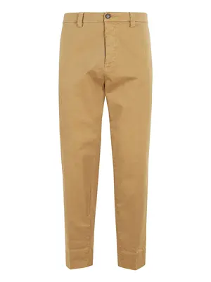 HAIKURE Cotton Straight-leg Trousers - Neutrals