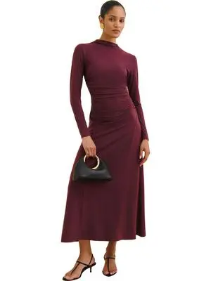 REFORMATION Nemy Knit Maxi Dress Quinoa