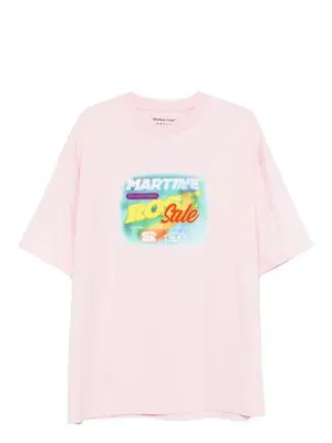 Martine Rose Graphic-print T-shirt - Pink
