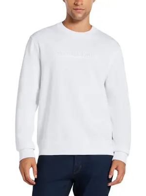 Michael Kors Logo-embossed Sweatshirt - White