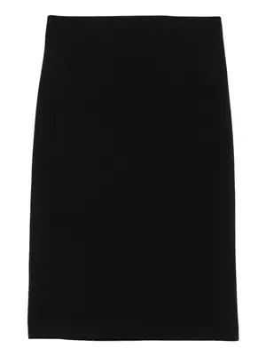 Staud Pascale Midi Skirt - Black