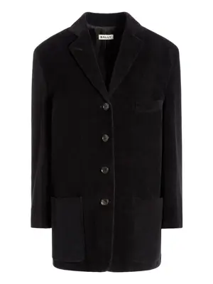 Bally Cotton Corduroy Coat - Black
