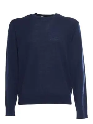 BALLANTYNE Ballantyne Wool Pullover Blue