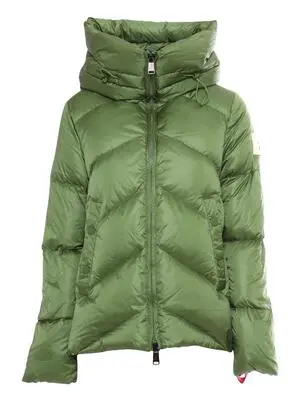 AFTER/LABEL Short Duvet Down Jacket - Green