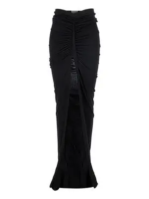 Rick Owens Edfu Long Skirt - Black