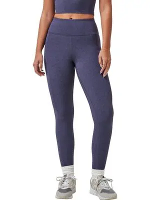 Travis Mathew Moveknit Bonded Pocket Leggings - Graystone Swirl Multi