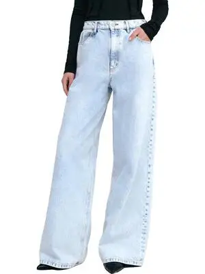 MARCELLA Linda Wide Leg Jeans - Light Blue