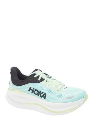 HOKA Bondi 9 Running Shoe Luna Moth /blue Spark