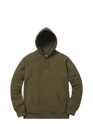 Supreme Compact Logo Hoodie Dark Olive