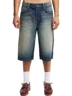 COTTON ON Super Baggy Jorts Sublime Blue