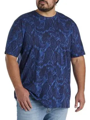 Robert Graham Big & Tall Bodhi T-shirt - Blue